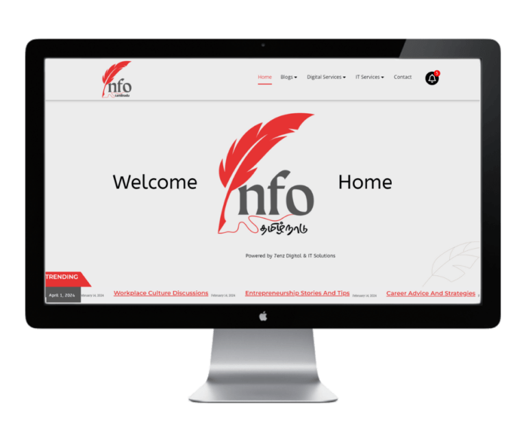 7enz Digital and IT Solution | Top Digital Agency In Tamil Nadu.